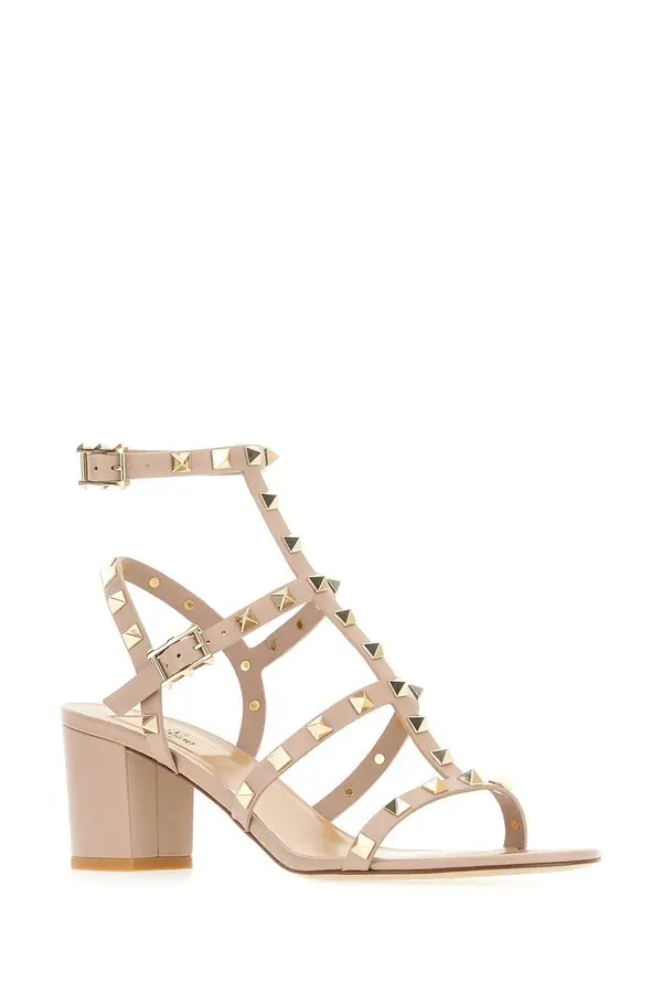 Valentino Garavani Studded Strappy Heeled Sandals - Multicolor