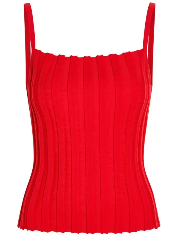 Staud Skye Ribbed-knit Tank