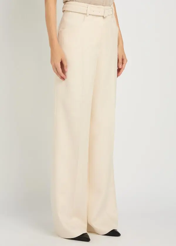 Gabriela Hearst Norman Silk And Wool-blend Trousers