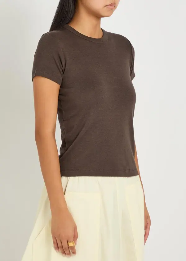 Vince Shrunken 90s Cotton And Modal-blend T-shirt