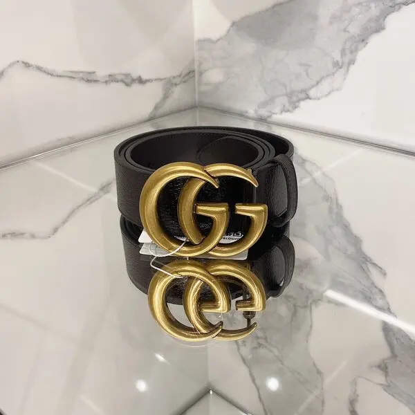 Gucci Gg Signature Buckled Belt