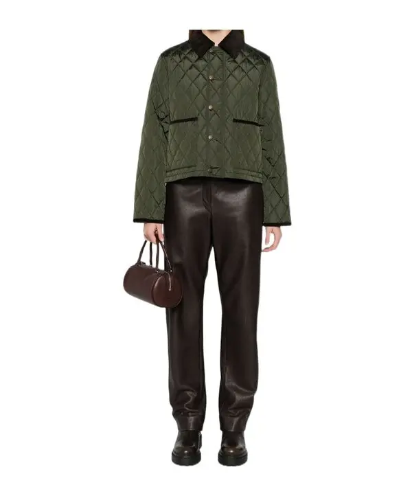 Burberry Long Sleeve Quilted Jacket