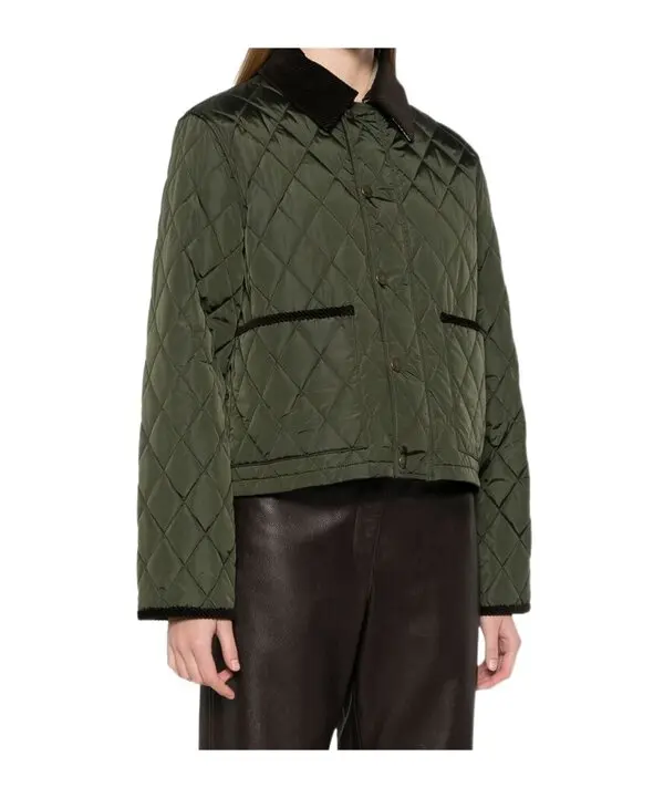 Burberry Long Sleeve Quilted Jacket