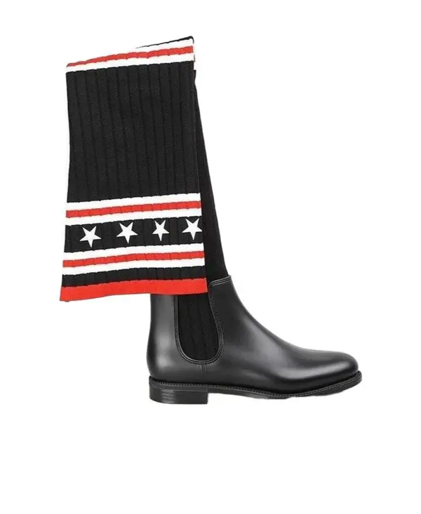 Givenchy Logo Socks And Boots