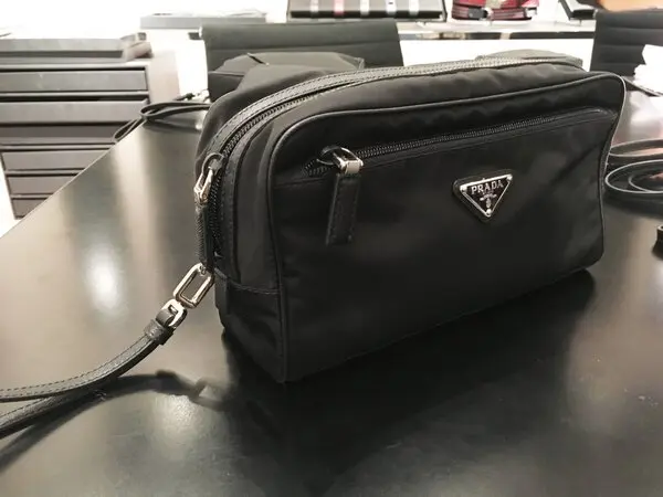 Prada Logo Sign Wash Bag