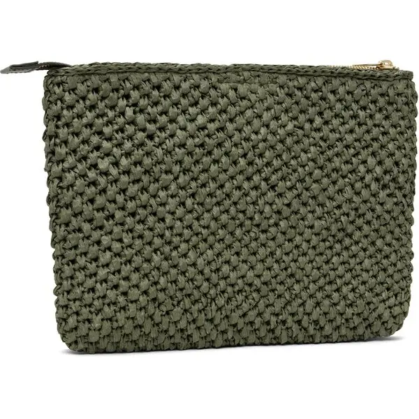ANINE BING Woven Logo Pouch