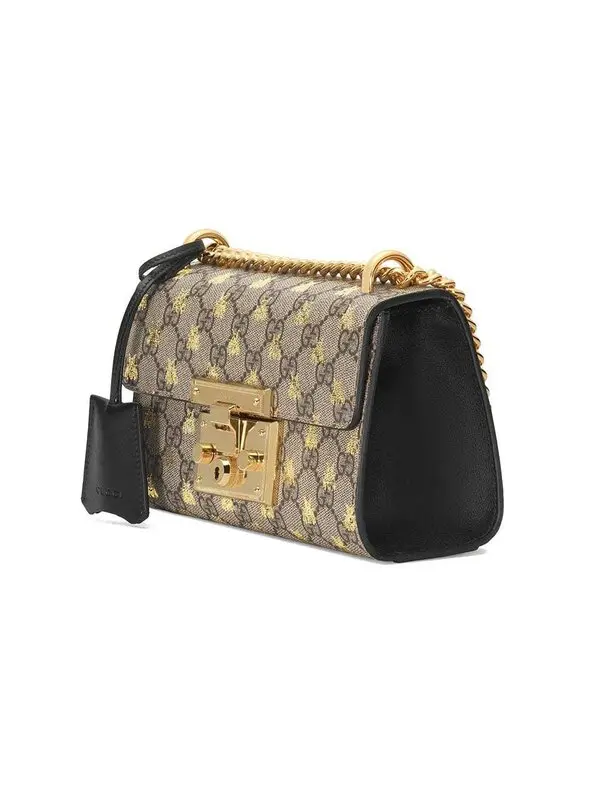 Gucci Gg Bees Padlock Small Shoulder Bag