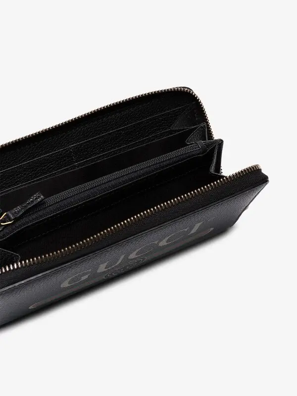Gucci Logo Zip Around Wallet