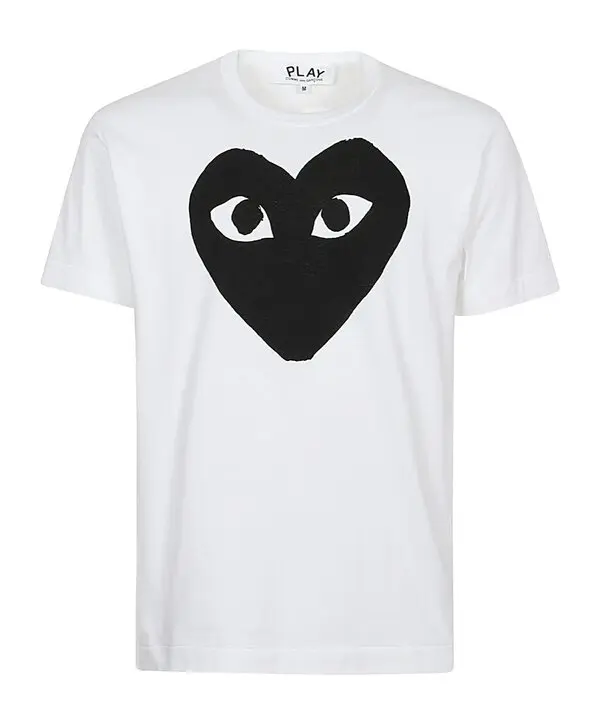 Play Comme Des Garcon Heart-print T-shirt