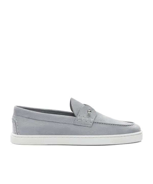 CHRISTIAN LOUBOUTIN Slip-on Loafers - Jumbo Grey