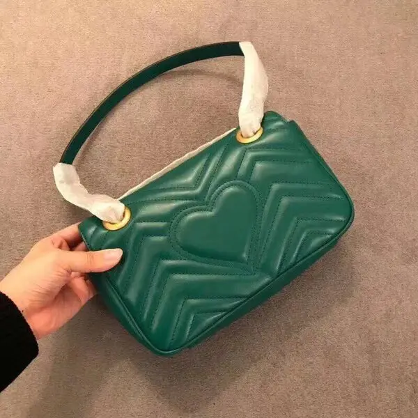 Gucci Metal Logo Shoulder Bag