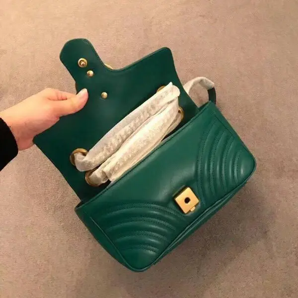 Gucci Metal Logo Shoulder Bag