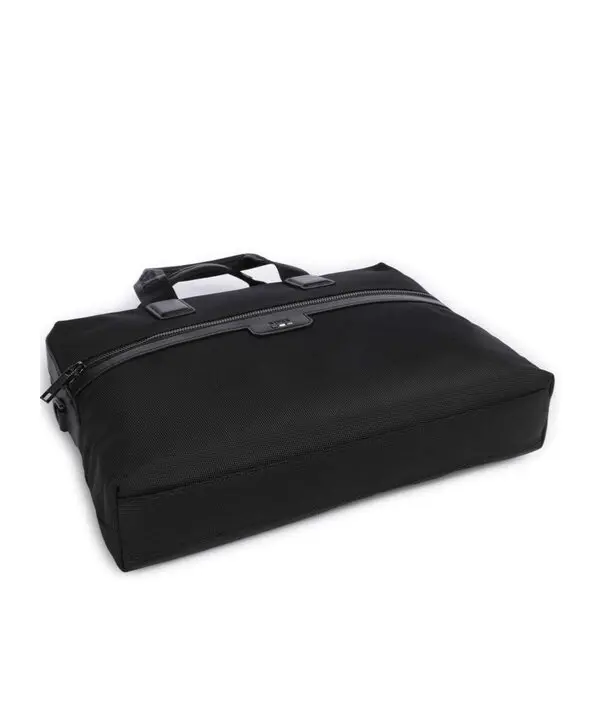 Hugo Boss Ray Logo Embossed Zipped Laptop Bag