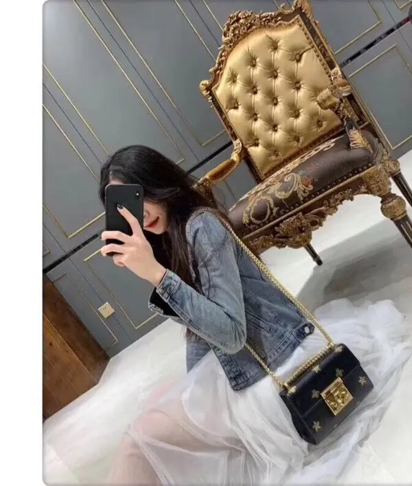 Gucci Padlock Bee Star Small Shoulder Bag