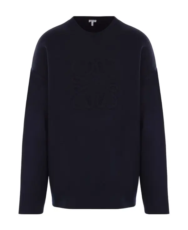 Loewe Logo Detailed Crewneck Jumper