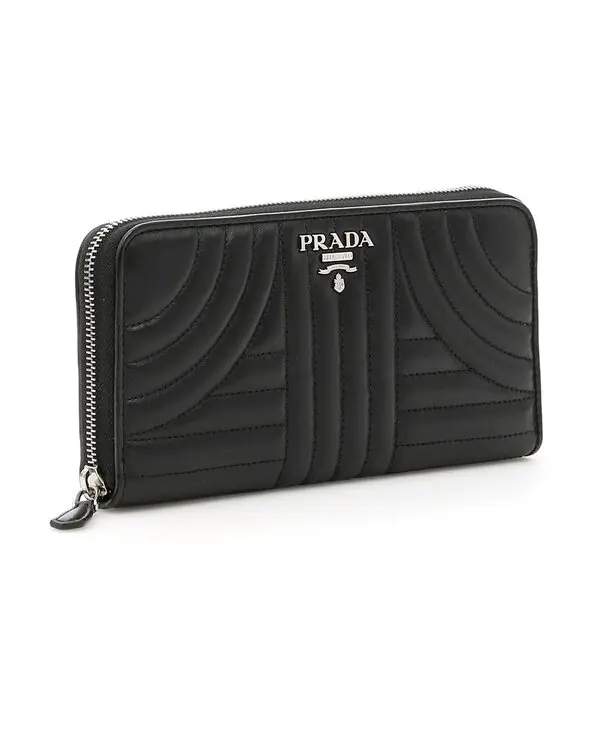 Prada Diagramme Zipper Wallet
