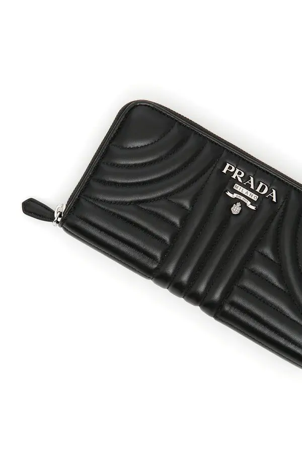 Prada Diagramme Zipper Wallet