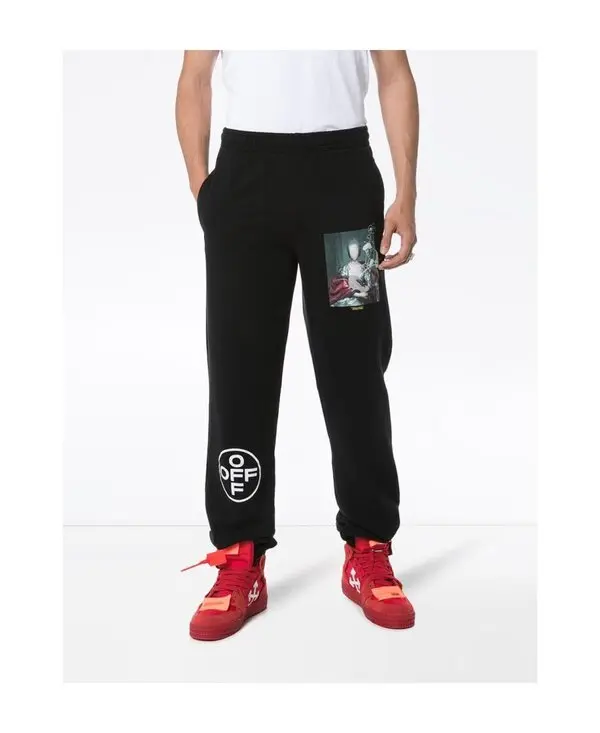 Off-White Park Canlie Same Style Mariana De Silva Slim Sweatpants