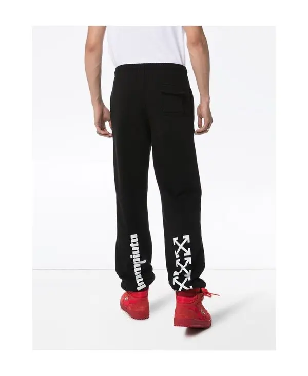 Off-White Park Canlie Same Style Mariana De Silva Slim Sweatpants