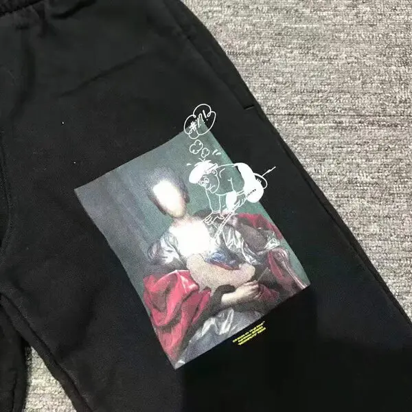 Off-White Park Canlie Same Style Mariana De Silva Slim Sweatpants