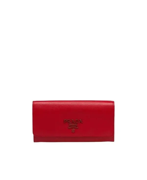 Prada Large Saffiano Leather Wallet