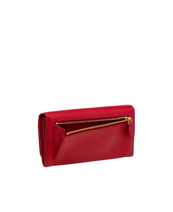 Prada Large Saffiano Leather Wallet