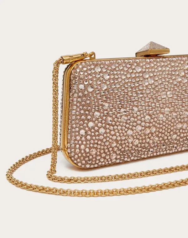 Valentino Garavani Carry Secrets" Rhinestone Minaudiere