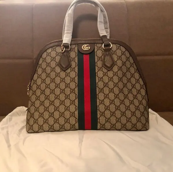 Gucci Ophidia Gg Medium Top Handle Bag