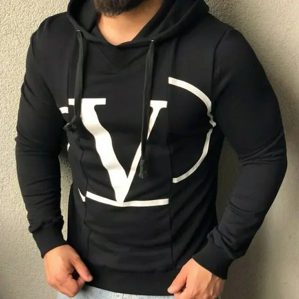Valentino Garavani Vlogo Print Hoodie