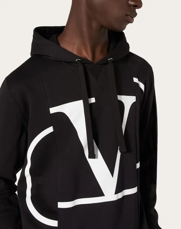 Valentino Garavani Vlogo Print Hoodie