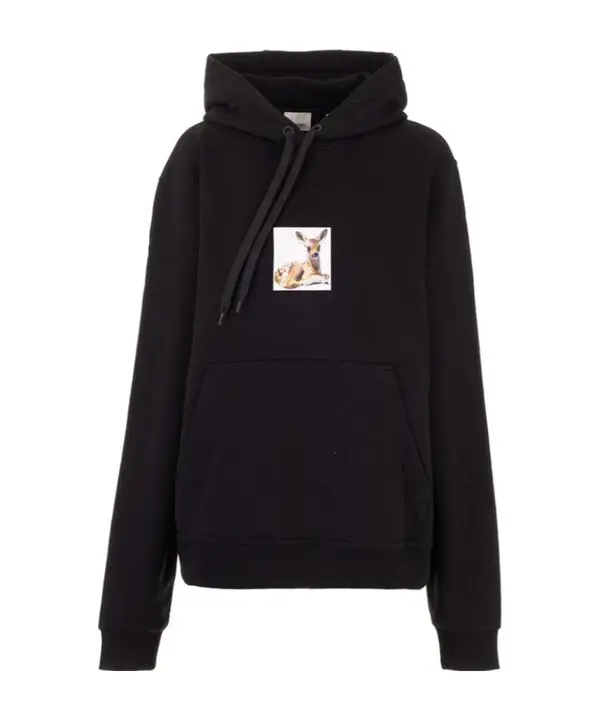 Burberry Oversized Deer Print Hoodie