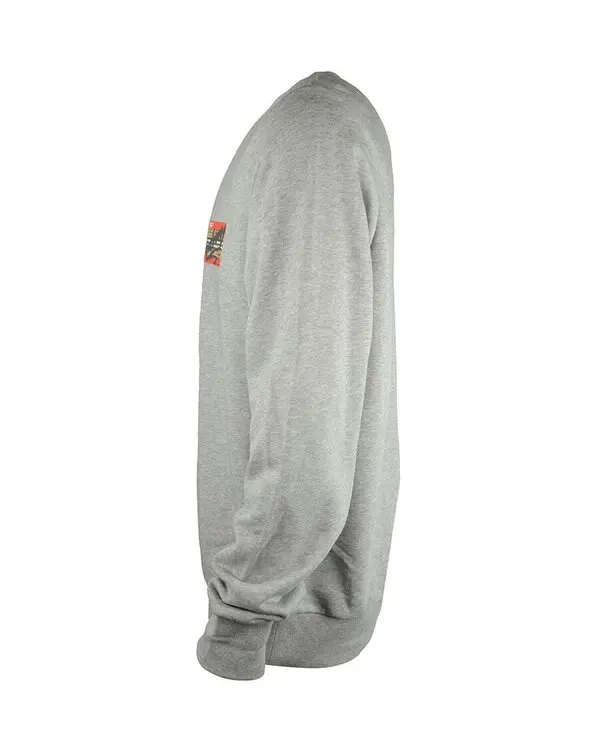 Burberry Long-sleeved Crew Neck Sweater With Printed Logo Detail