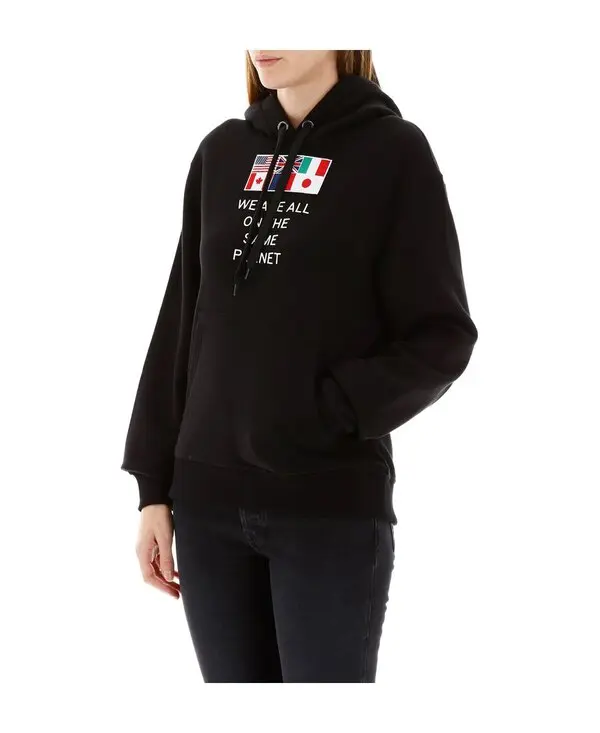 Burberry Flag Appliqué Hoodie
