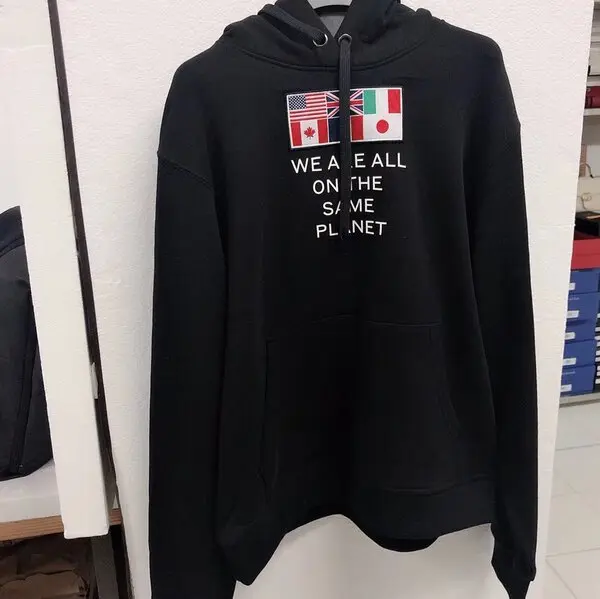 Burberry Flag Appliqué Hoodie