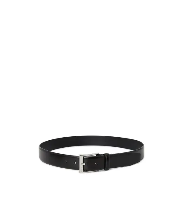 Hugo Boss Logo-engraved Buckle Leather Belt