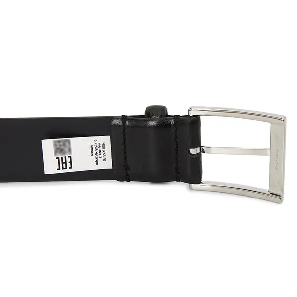 Hugo Boss Logo-engraved Buckle Leather Belt