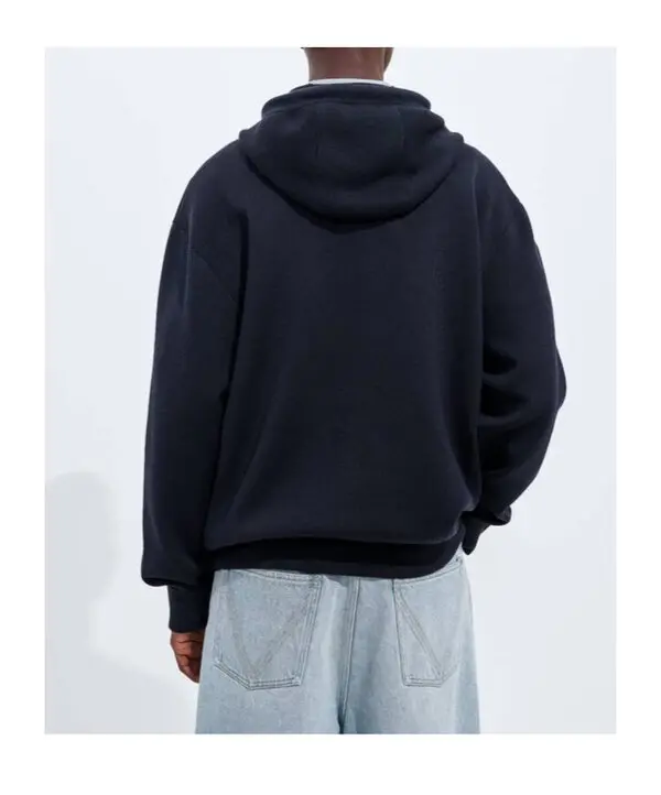 Bottega Veneta Double Wool Zip-up Hoodie - No