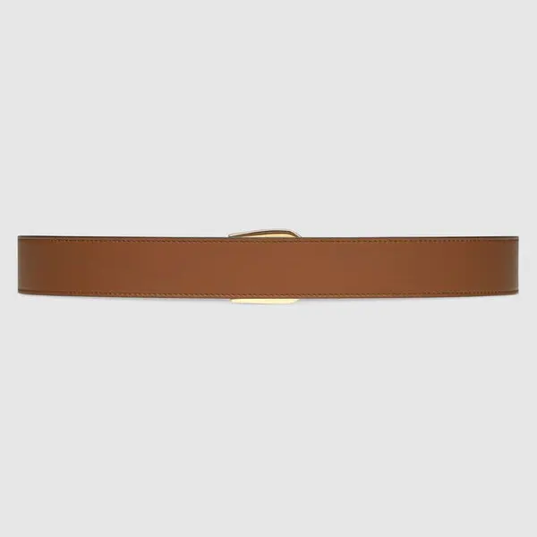 Gucci G Logo Plaque Buckle Belt