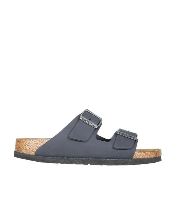BIRKENSTOCK Arizona Double Buckle Sandals - Gray