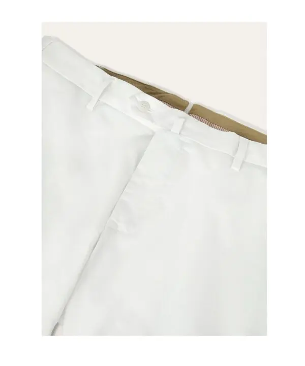 Loro Piana Belt-loop Casual Pants - Optical White