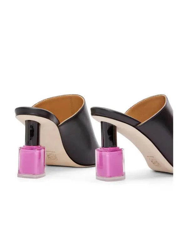 Loewe Nail Polish Mule In Calfskin