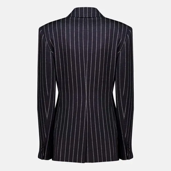 Max Mara Pinstripe Double-breasted Blazer