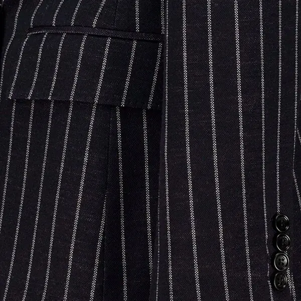 Max Mara Pinstripe Double-breasted Blazer