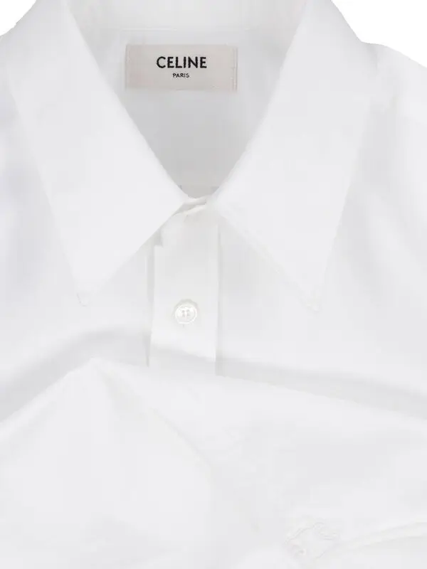 Celine Classic Shirt In Cotton Poplin