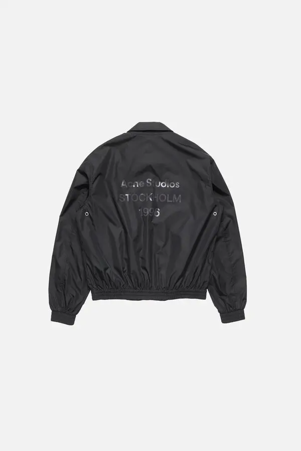 Acne Studios Zip-up Lightweight Jacket With Logo Detail