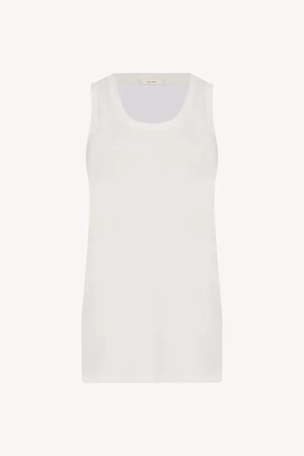 THE ROW Elana Tank Top - Off White