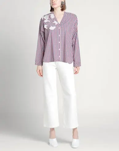 MARIA BELLENTANI Shirt Brick Size Cotton, Polyamide, Elastane