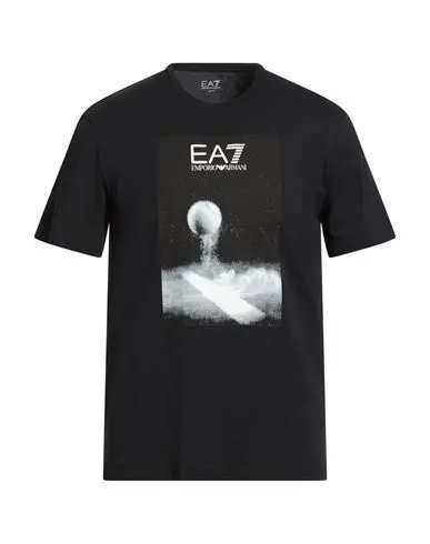 EA7 T-shirt Size Cotton - Black