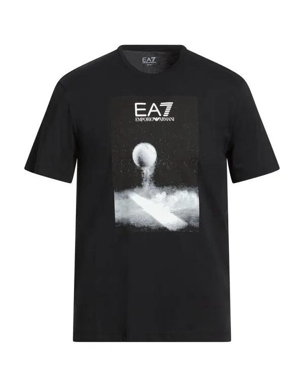 EA7 T-shirt Size Cotton - Black