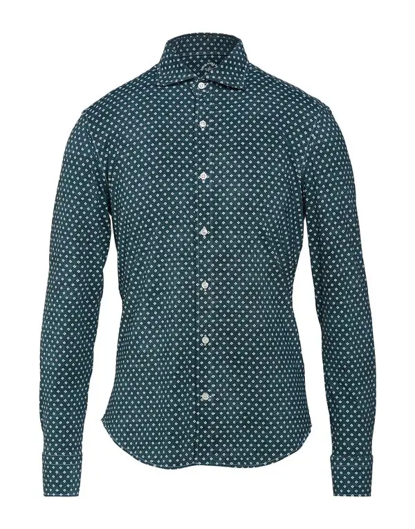 Paul & Shark Shirt Deep Teal Size Nylon, Elastane